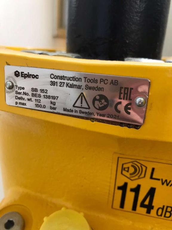 Epiroc SB152 - Hydraulic hammer for sale in Parma by Ar.An. Srl